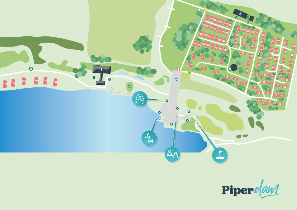 Resort Map - Piperdam